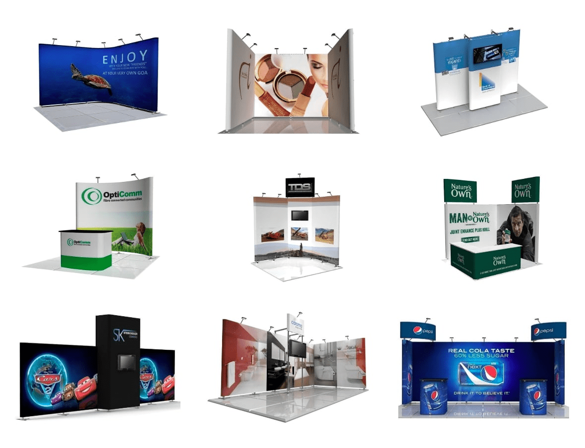 Varieties of Banner Stands Utilized in Trade Shows | Exhibit Boss